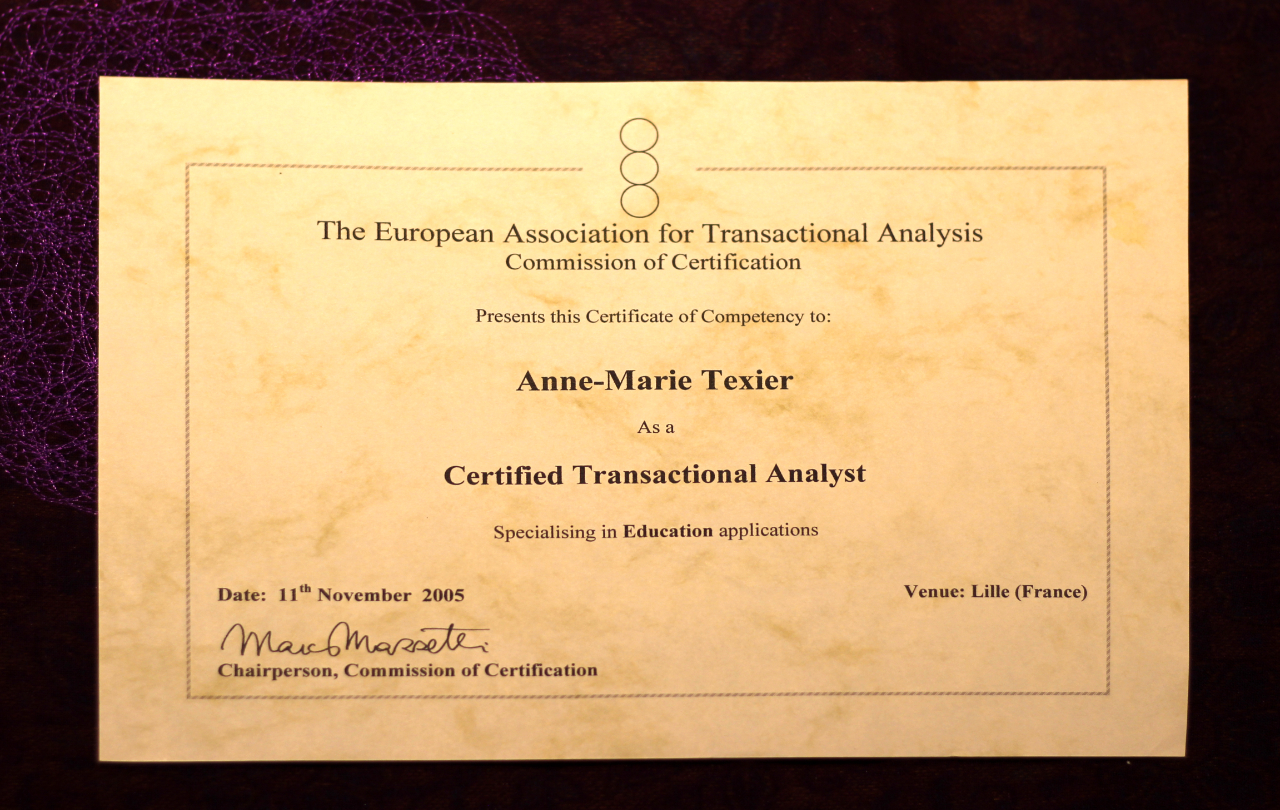Analyse transactionnelle – Anne-Marie Texier Formation – Coaching